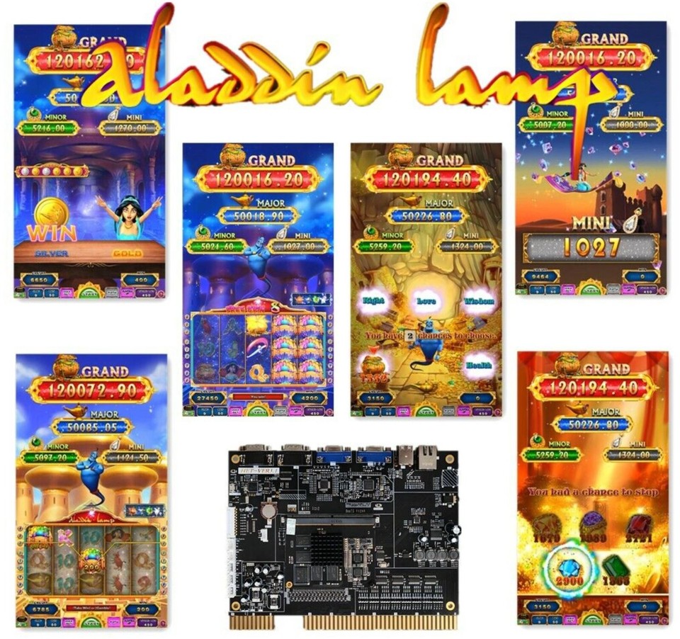 ALADDIN LAMP PCB GAME BOARD firelink slot machine HET | eBay