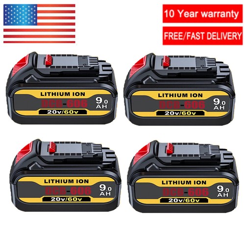 NEW DCB609 9Ah PACK fit For DEWALT FLEXVOLT 20V/60V MAX Li-Ion Battery ...