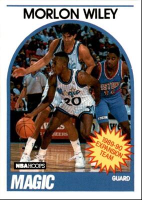 1989-90 Hoops Basketball Card Morlon Wiley Orlando Magic #301 | eBay