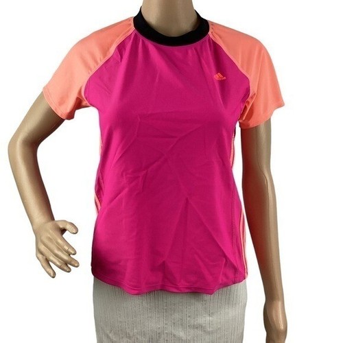 Adidas Top Size S Pink Peach Short Sleeve | eBay