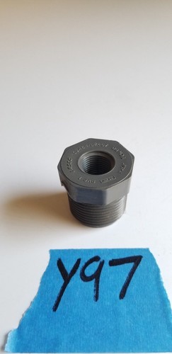 Lasco PVC 1" X 3/8" Reducer Bushing MIPT X FIPT SCH80 PVCI D2464 D2467 ...