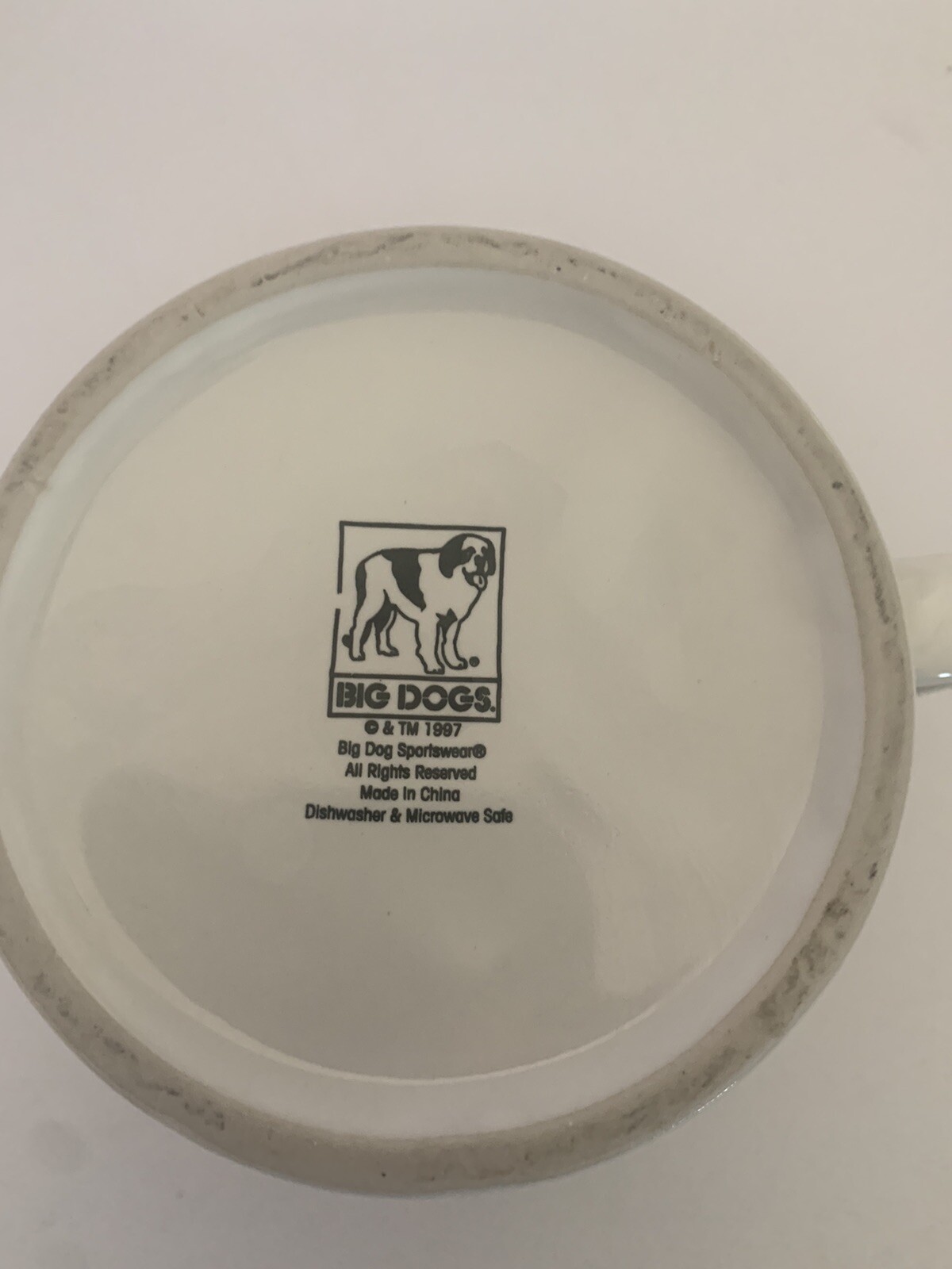 Vtg Big Dog Golf Mug 1997 If You Can’t Drive With The Big Dogs Stay On ...