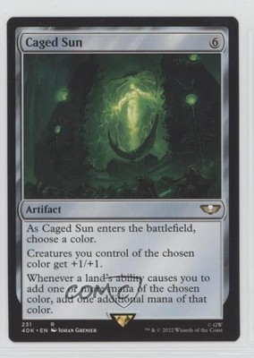 Caged Sun Magic: Universes Beyond: Warhammer 40000 40K #231 | eBay