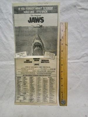JAWS AD 1979 commack drive in theatre vintage clip 1970s long island NY ...