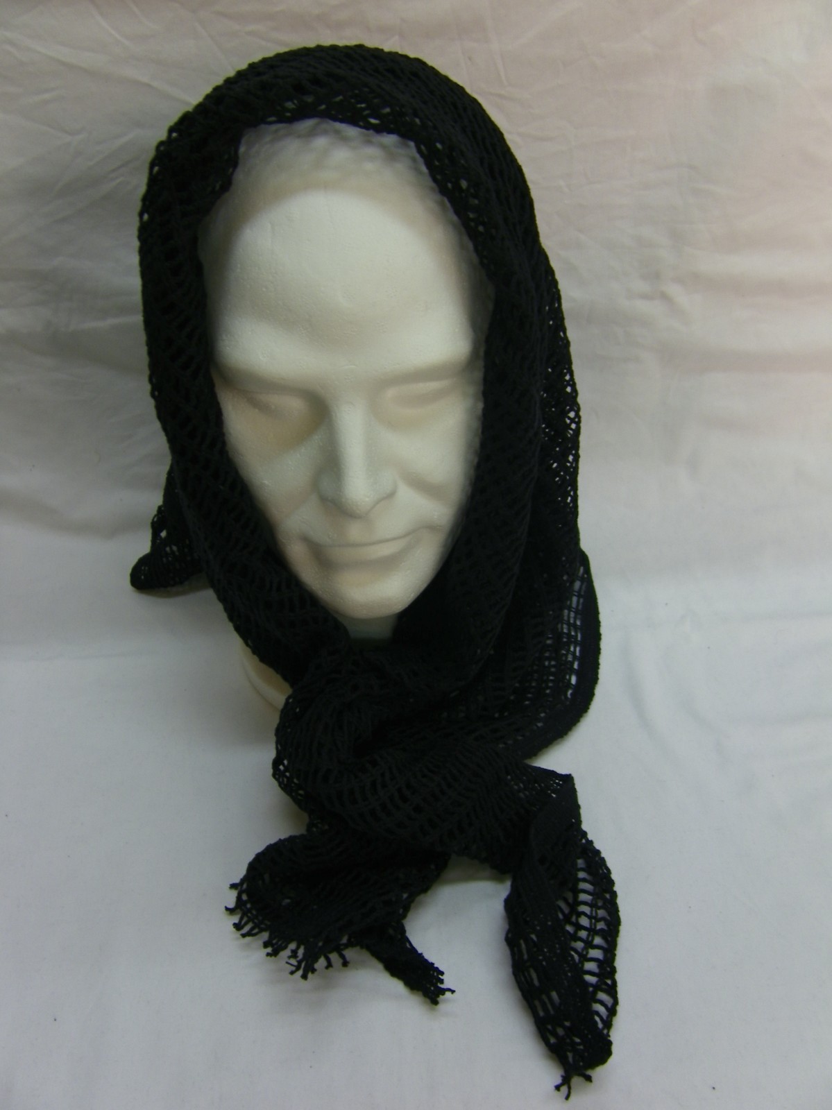 Very Practical Black Net Scarf Softair Soft Air Shemagh Kafia Netted ...