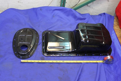 Triumph TR6 Oil Pan Assembly and Timing Cover | eBay