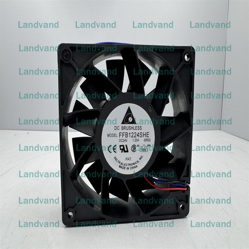 FFB1224SHE-BR00 24V large wind power fan 12CM 24V 1.20A | eBay