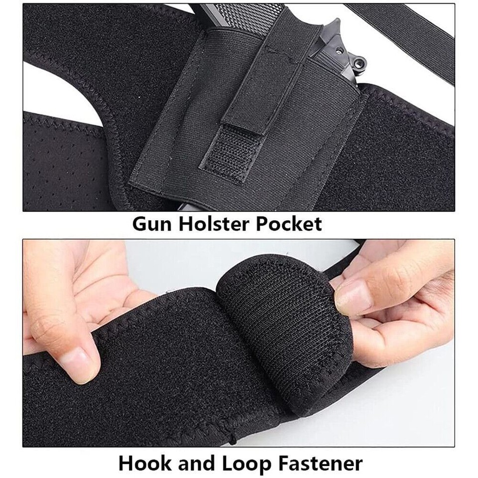 Tactical Gun Holster Underarm Nylon Shoulder Holster for Pistol ...