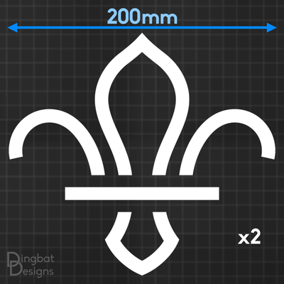 Black And White Scout Logo