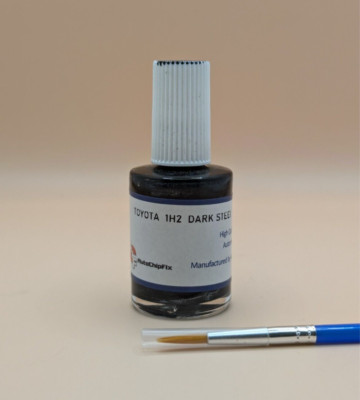 For Toyota Code 1H2 Dark Steel Auto Touch Up Paint +Free Fine Tip Brush ...