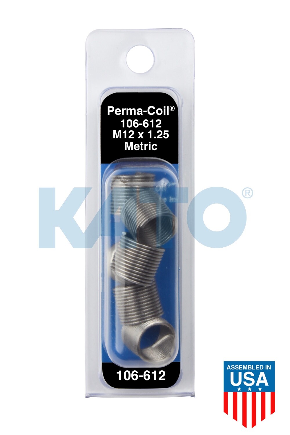M12X1.25 Thread Repair Pack Perma-Coil 106-612 (6 Insert) Helicoil 5543 ...