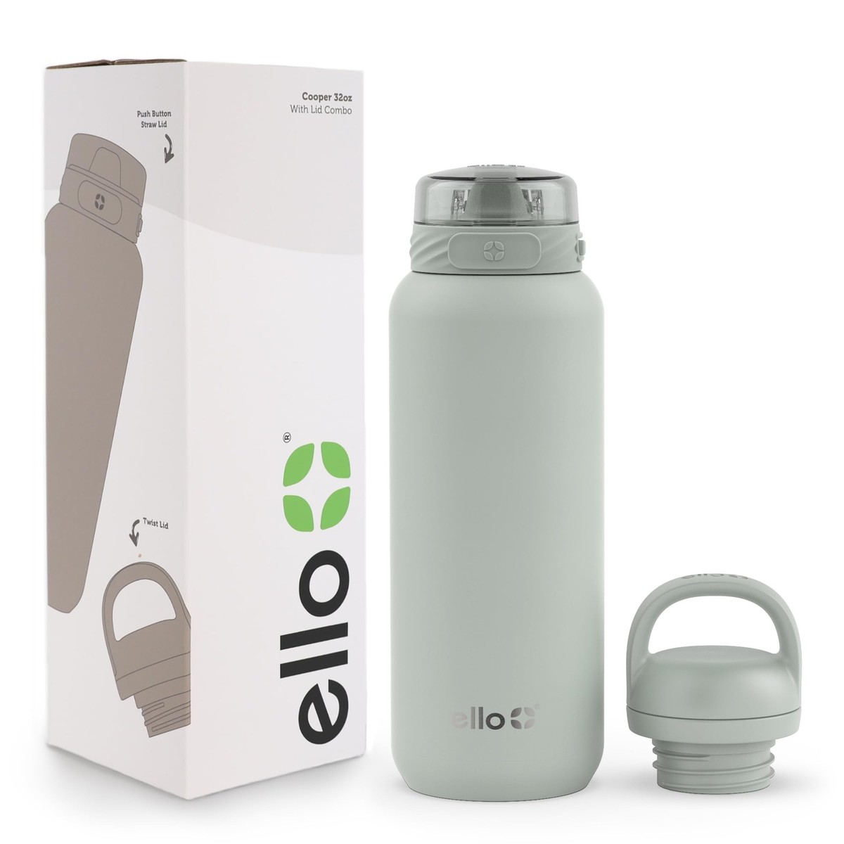 Stanley Water Bottle Insulated Sports Water Bottle - WONGLE 32 Oz Water ...