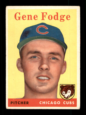 1958 Topps - #449 Gene Fodge - Crease Free | eBay