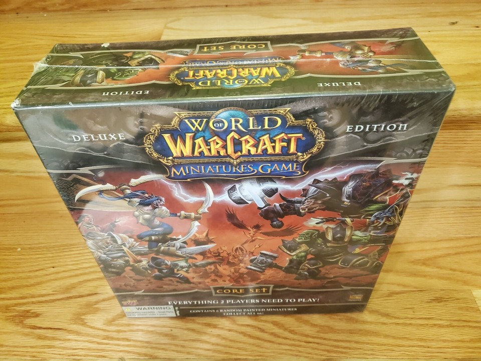 World Of Warcraft Miniatures Game Core Set Deluxe Edition New Sealed 6 ...