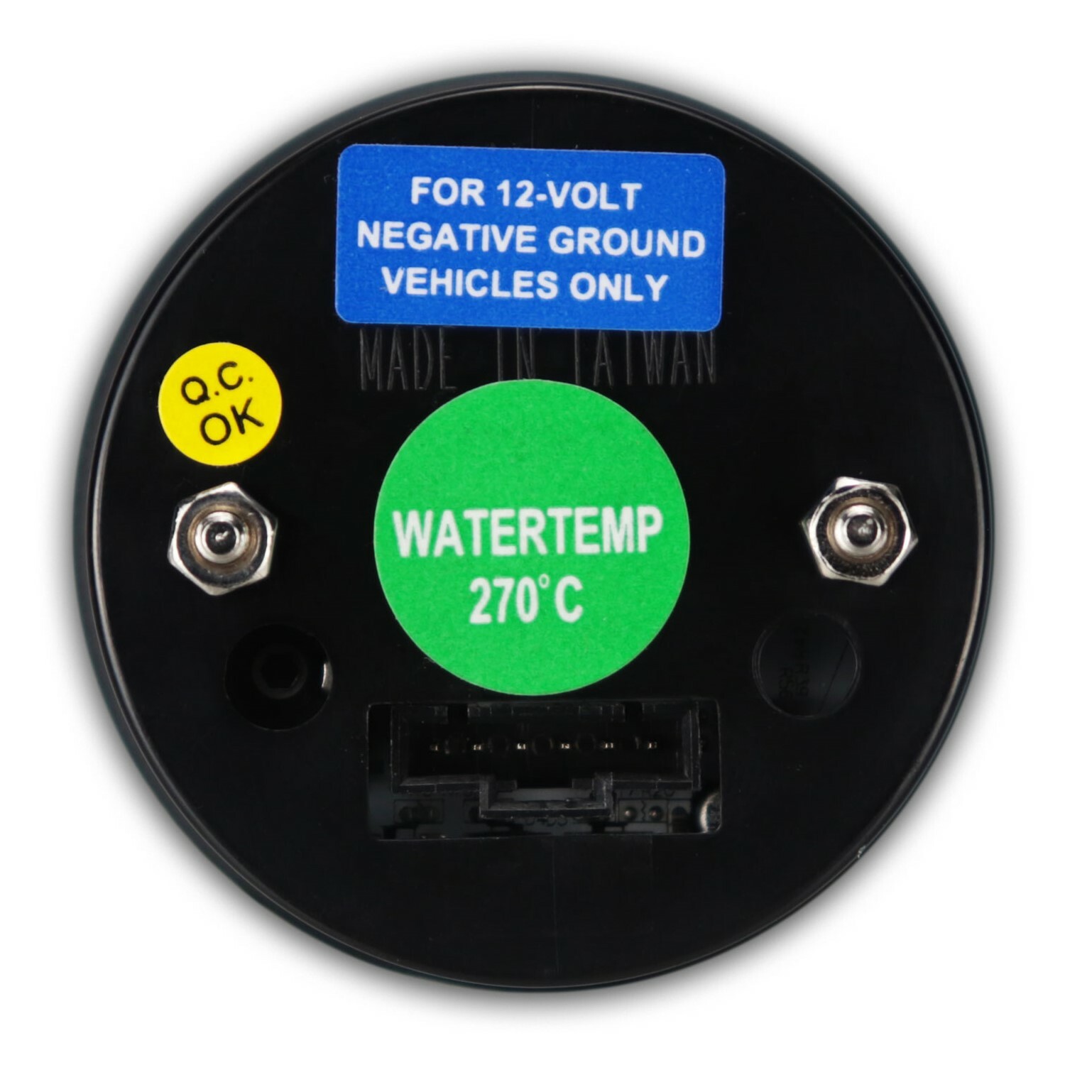 EVO Digital 6 Gauge Set GPS Speedometer White & Green LCD KMH °C BAR ...