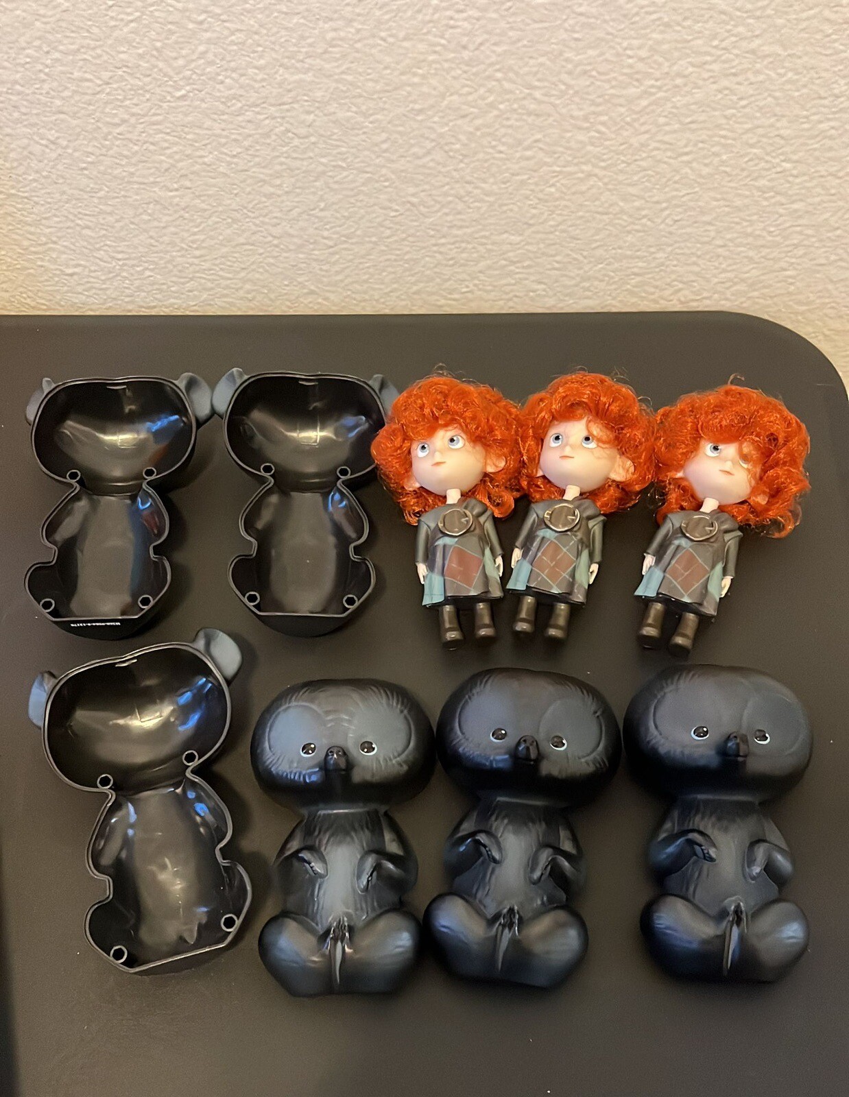 Disney Store Brave Merida's 3 Brothers Triplets Transforming Into Bears ...