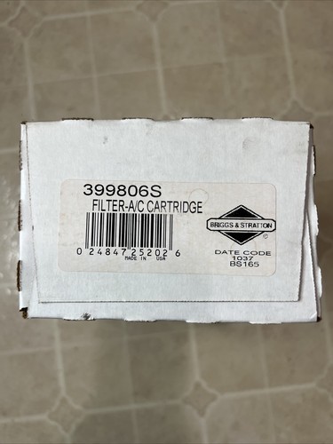 New Briggs & Stratton 399806S AIR FILTER OEM | eBay