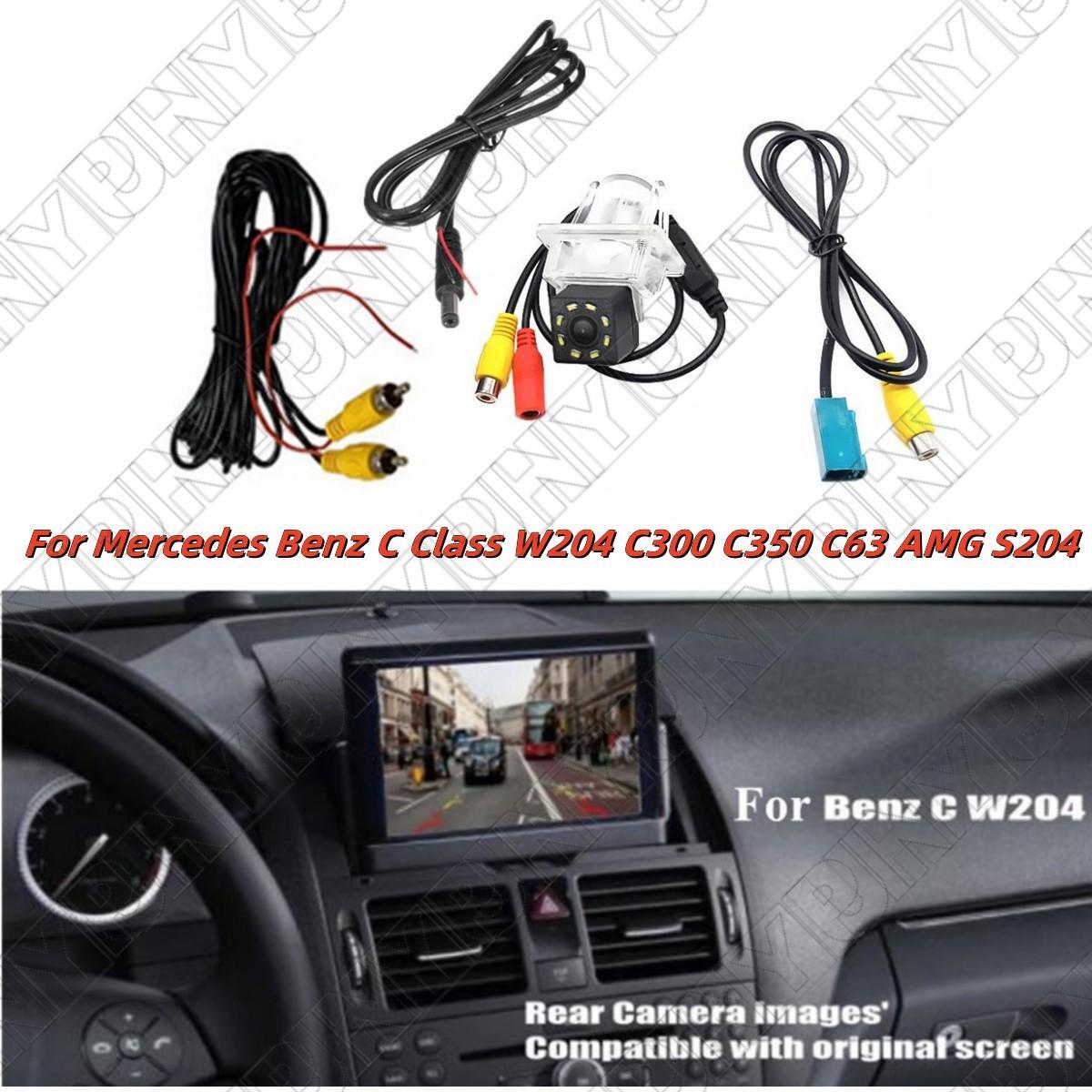 Car 8LED Rear View Backup Camera For Mercedes Benz C Class W204 C300 ...