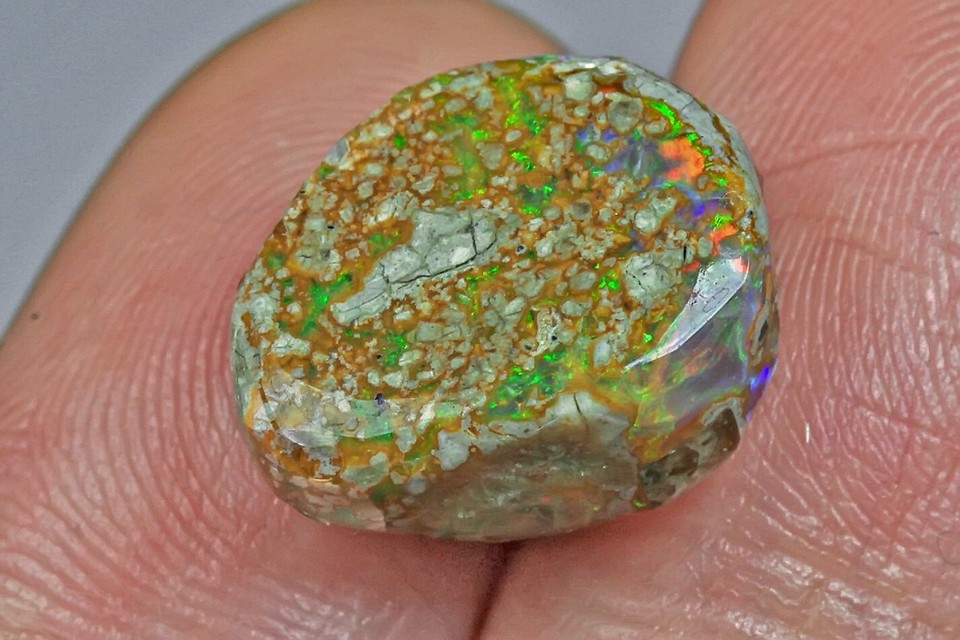 7.6Ct African Polished Crystal Opal Cab Specimen UPWC307 | eBay