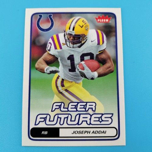 2006 Fleer Football Card #153 Joseph Addai Colts insert FLEER FUTURES ...