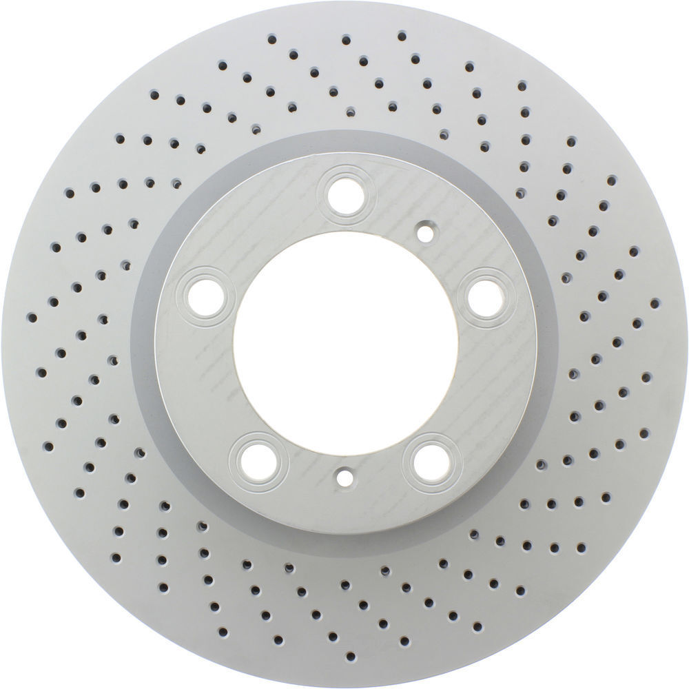 Disc Brake Rotor-Premium OE Style Cross-Drilled Centric 128.37065 for ...