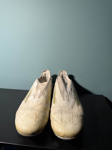 adidas F50 Elite Laceless FG Firm Ground Soccer Cleat - White/Gold ...
