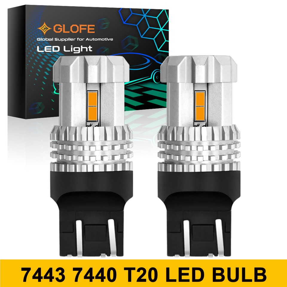 LED Turn Signal Brake Light Bulb Anti Hyper Flash 7443 7440 7444 7771 ...