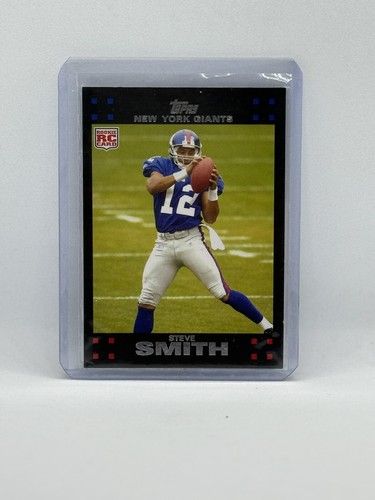 STEVE SMITH 2007 Topps Rookie #331. GIANTS | eBay
