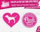 Love Pink BUNDLE logo digital file SVG Victoria Secret printable ...