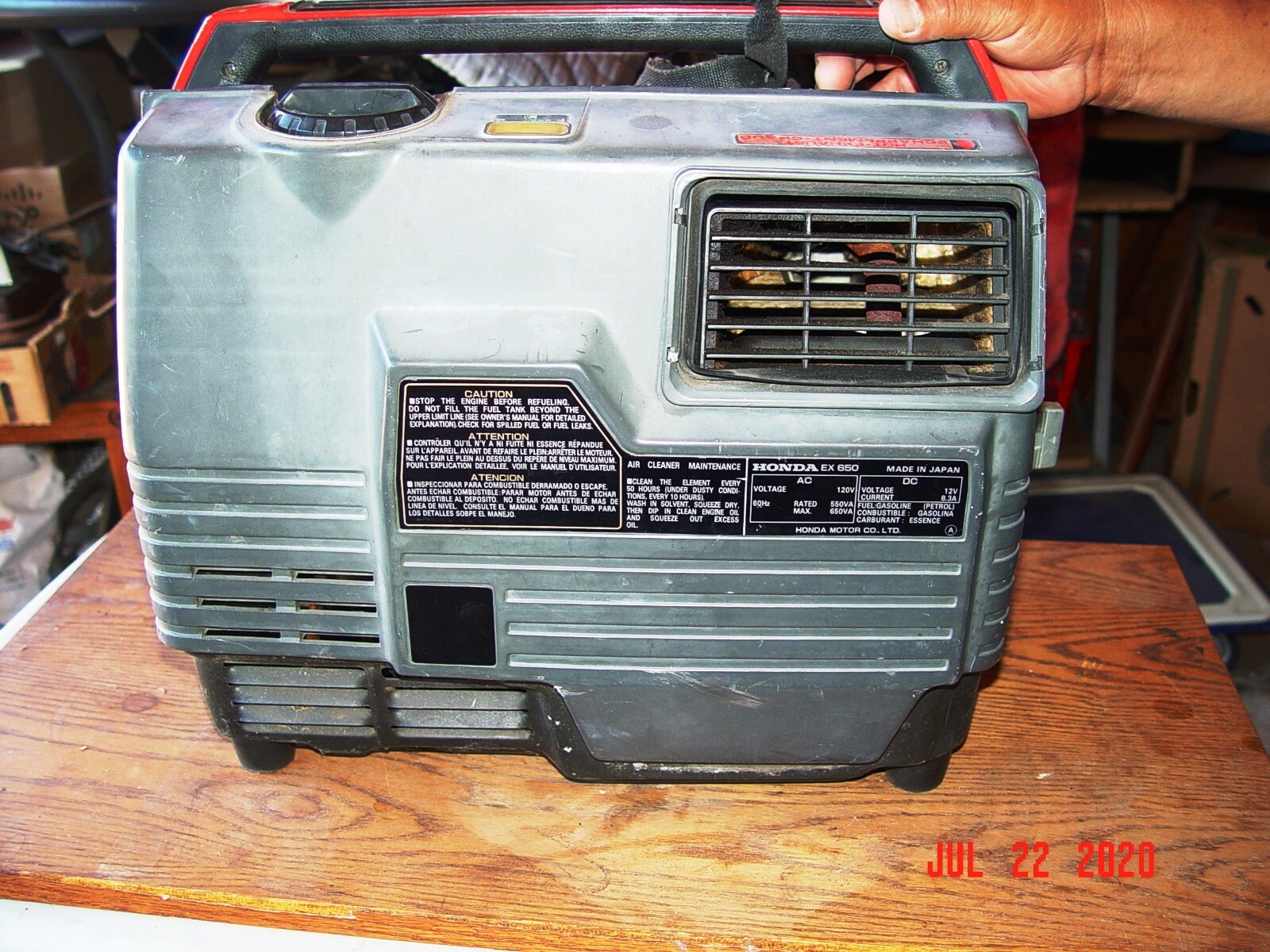 Honda EX650 EX 650 Gas Powered Portable Generator | eBay