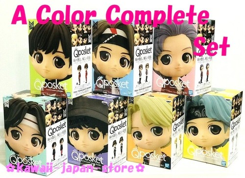 BTS Qposket TinyTAN Figure A Color 7pcs Complete Set w/Tracking Q ...