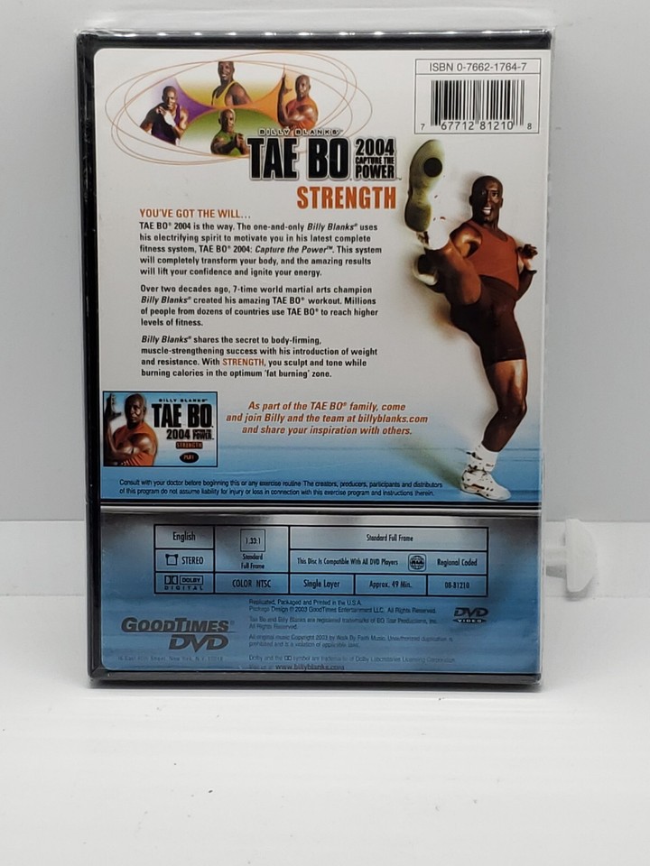 Billy Blanks' Tae Bo 2004: Capture the Power Strength DVD NEW | eBay