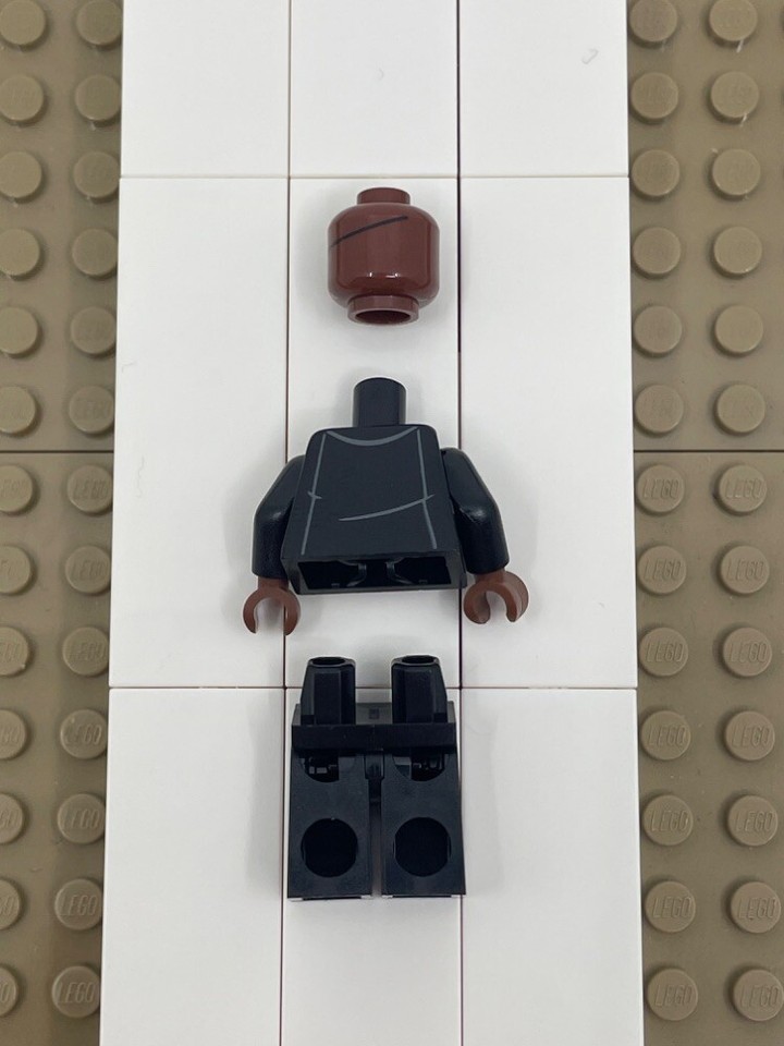 LEGO® Minifig sh585b - Nick Fury - Gray Sweater and Black Trench Coat ...
