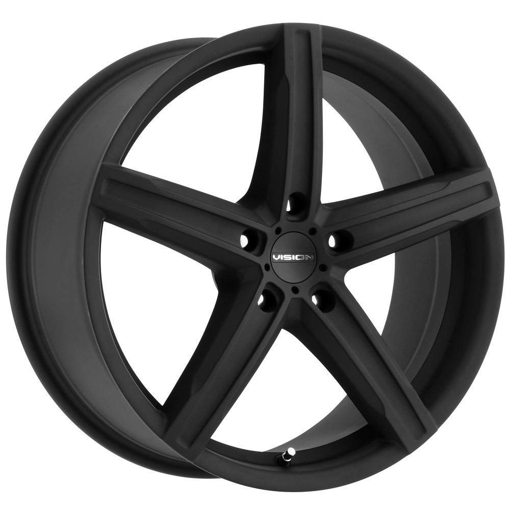 (Set of 4) Vision 469 Boost 17x8 5x4.5" +38mm Satin Black Wheels Rims ...