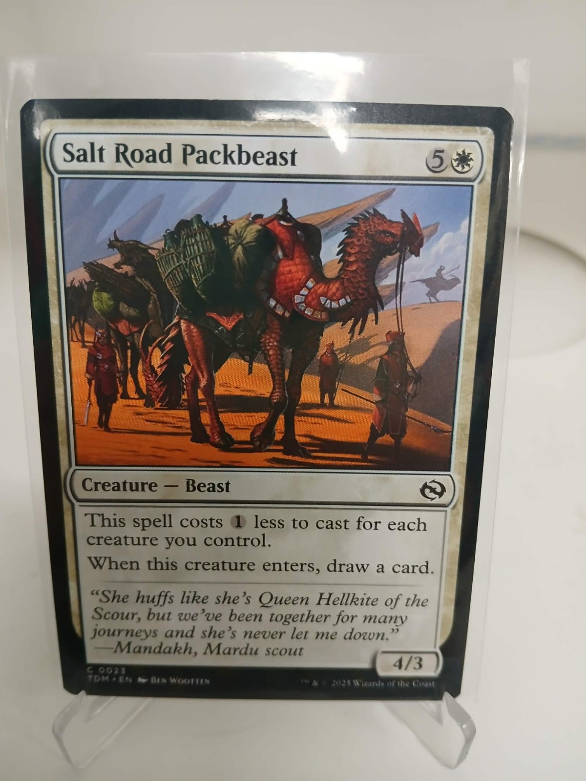 Magic the Gathering (MTG): Tarkir: Dragonstorm - Salt Road Packbeast ...