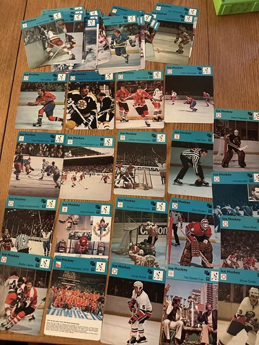 (63) 1977 Sportscaster Cards Hockey Legends & Historic Moments Rare Lot ...