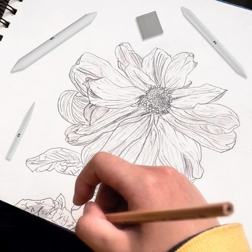 40Pcs Sketch Drawing Tools for Artists Blending Sticks for Drawing ...