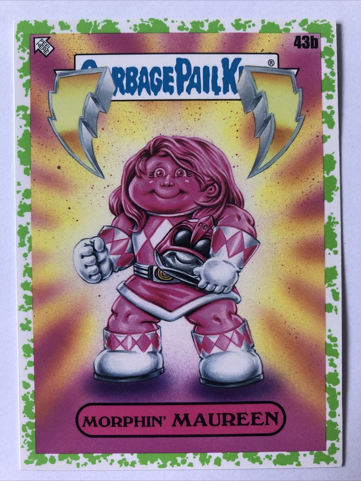 Garbage Pail Kids 2023 Intergoolactic Sticker Green Morphin’ Maureen ...