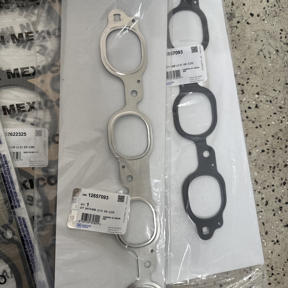 GM OEM Lifter Set (8 lifters) #12698946, 8 Of 12698945, 2 Of 12622325 ...