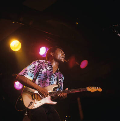 Blues Guitarist & Singer Robert Cray Performs On Stage In 1988 Old ...