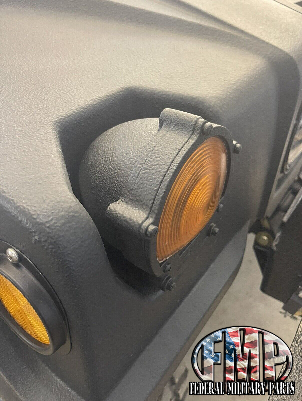 Pair Black 24v Front Turn Signal 11614156 6220-01-433-8813 fits HUMVEE ...