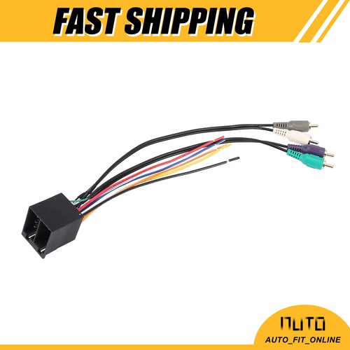 Car Stereo CD Player Wiring Harness Wire Radio Adapter Single Custom ...