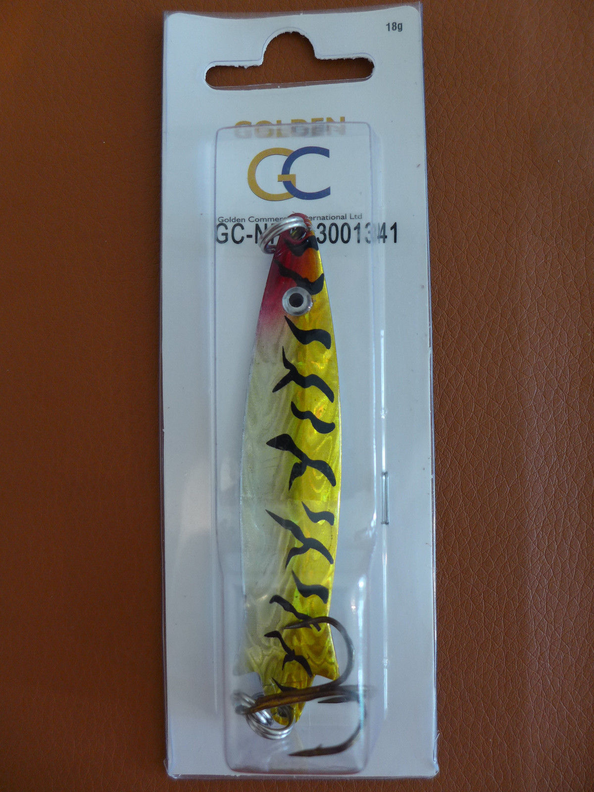 5 Packs of Different Colour HOLOGRAPHIC TOBY Spinning Lures 18g NP07 ...