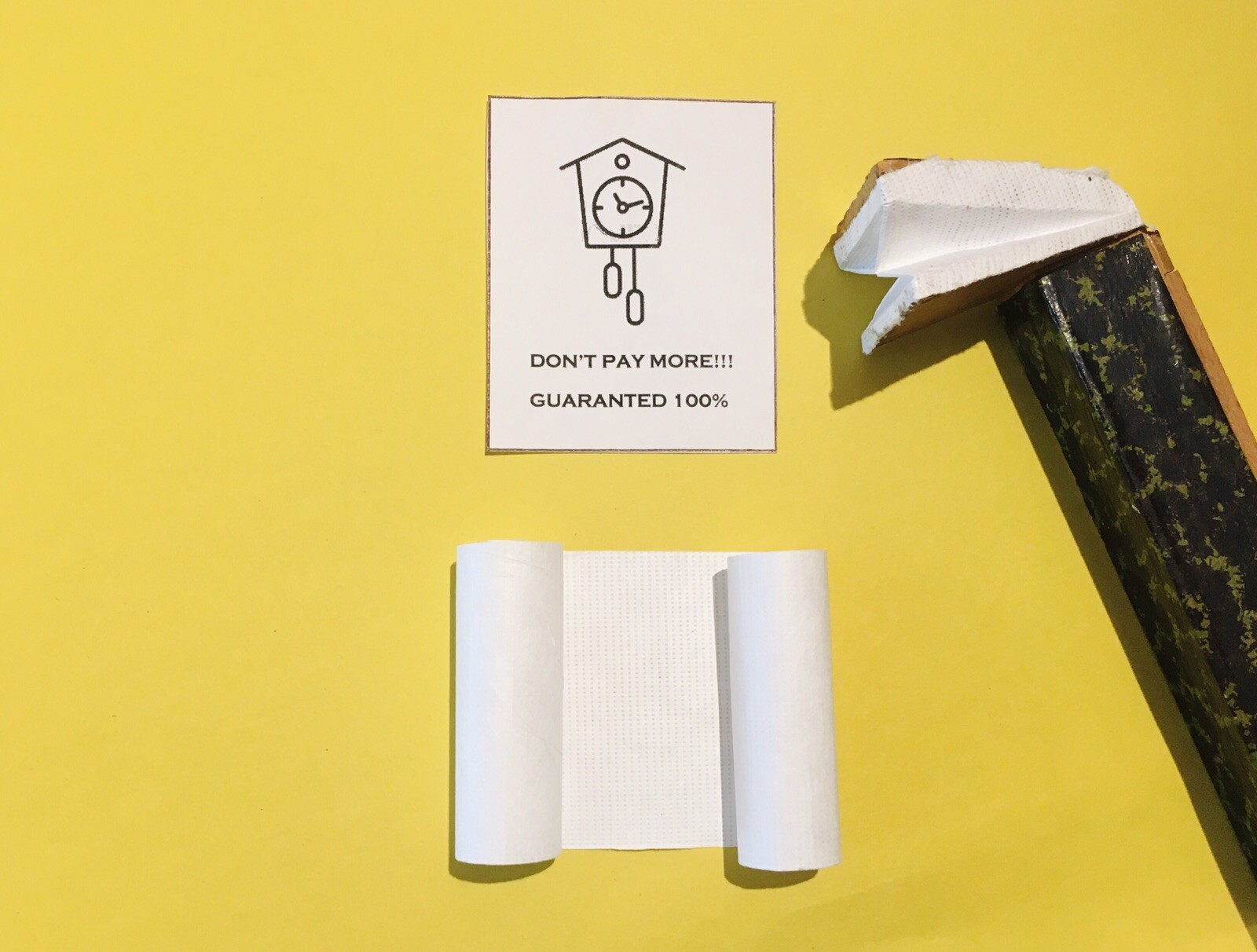 Cuckoo Clock Recov.Paper Bellow Roll 2” X 24”w/ Instruction (100% ...