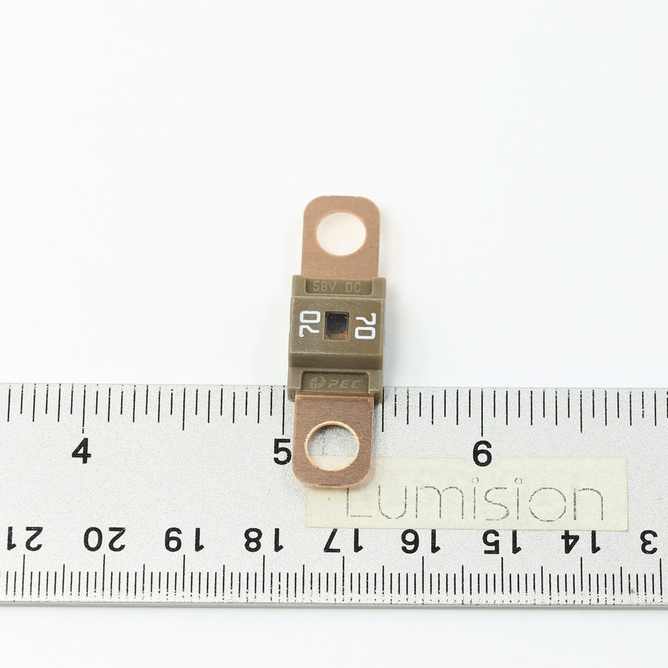 Premium 58V DC ANS MIDI Fuse 70A midifuse 70 amp 58VDC 6mm Bolt On ...