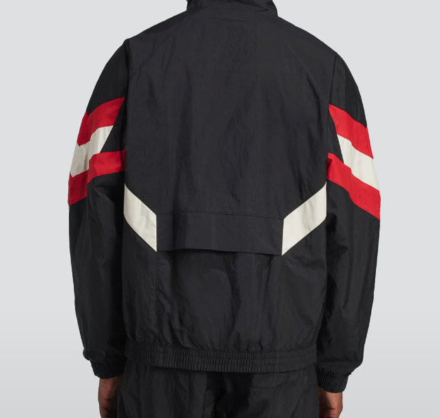 Adidas Manchester United Originals Track Top Black Red Asian Sizing ...