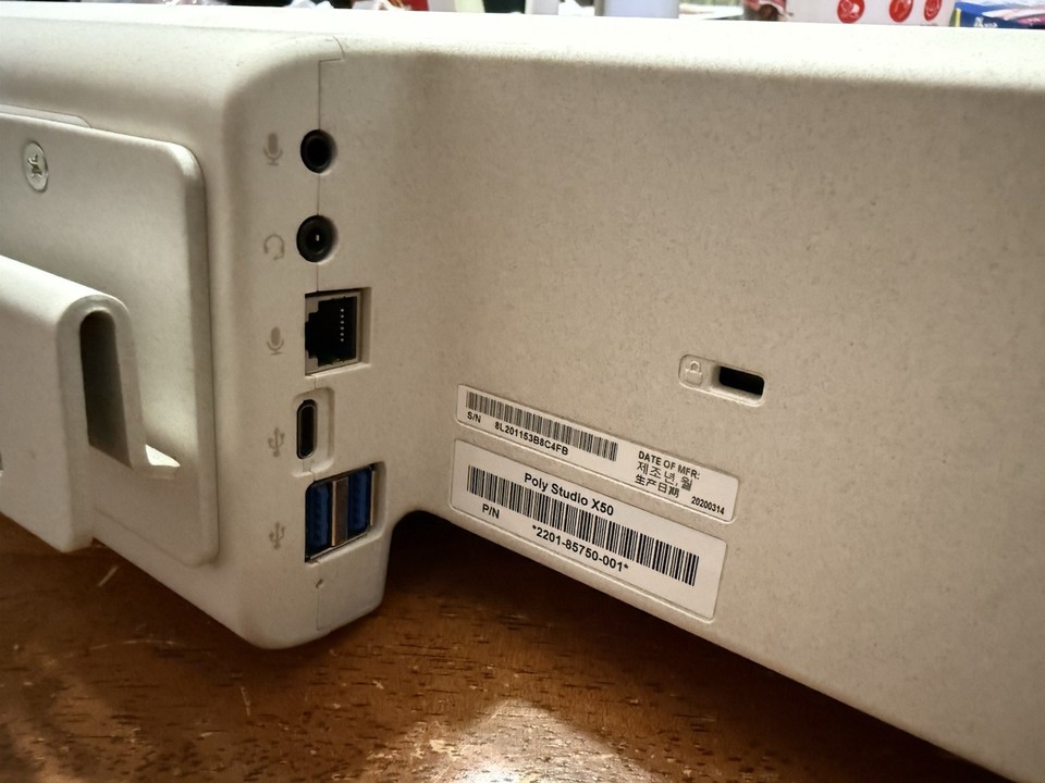 Poly Studio X50 All-In-One Video Bar Power Tested HDMI Output | eBay