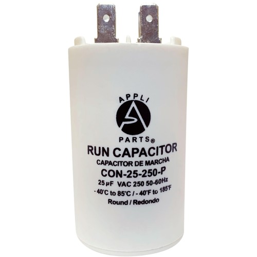 Appli Parts Run Capacitor for electric motors 25 Mfd uF (microfarads ...