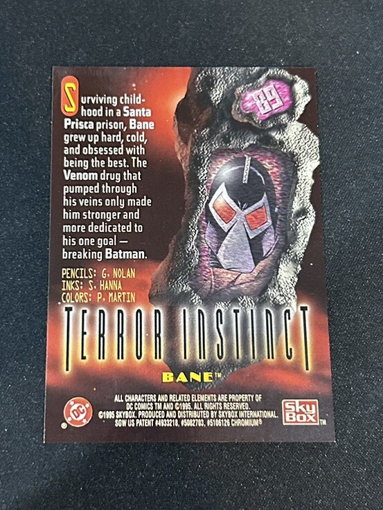 1995 SkyBox DC Legends Power Chrome #89 Bane | eBay