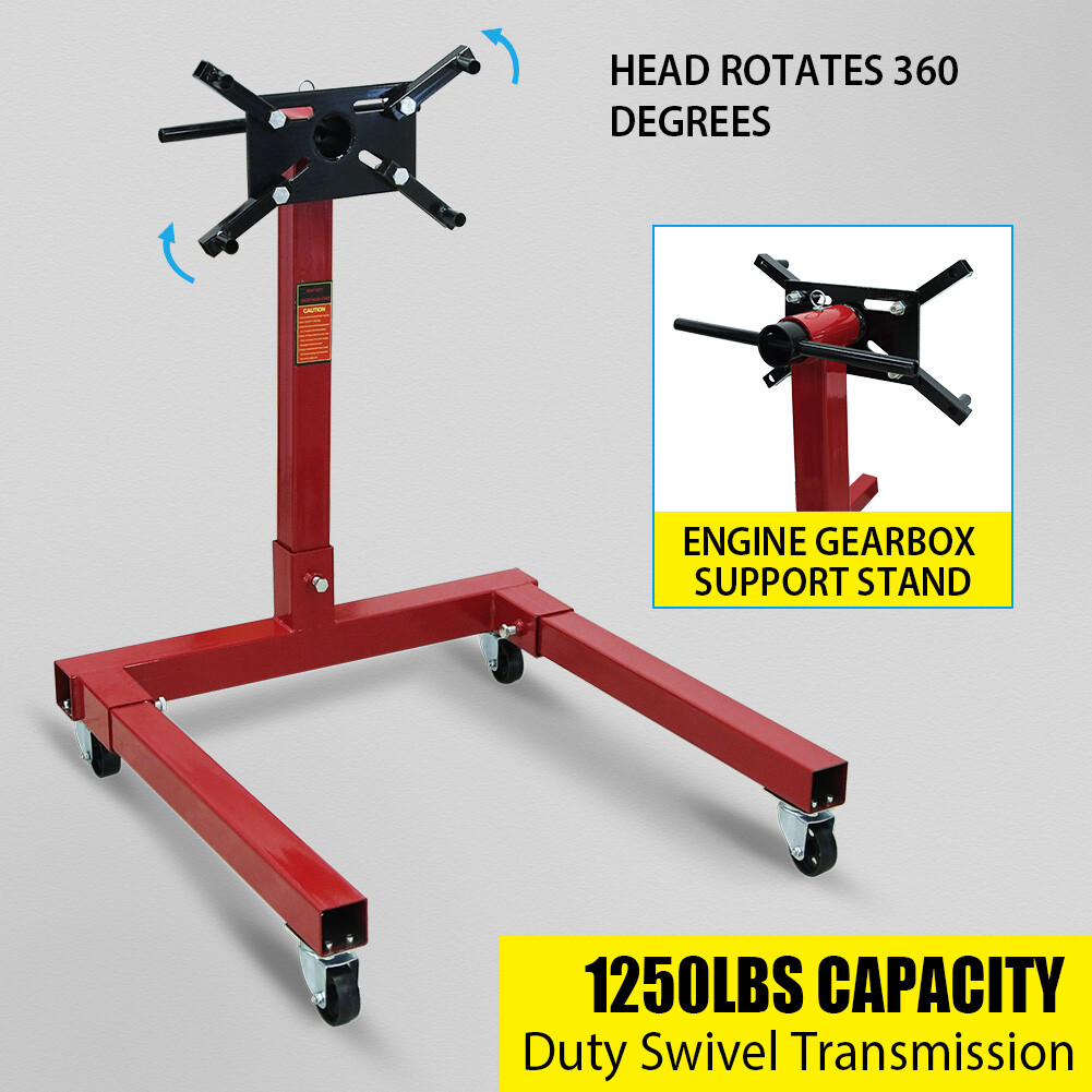 Engine Gearbox Support Stand 570kg 4/7 Ton 1250LB Heavy Duty Swivel ...